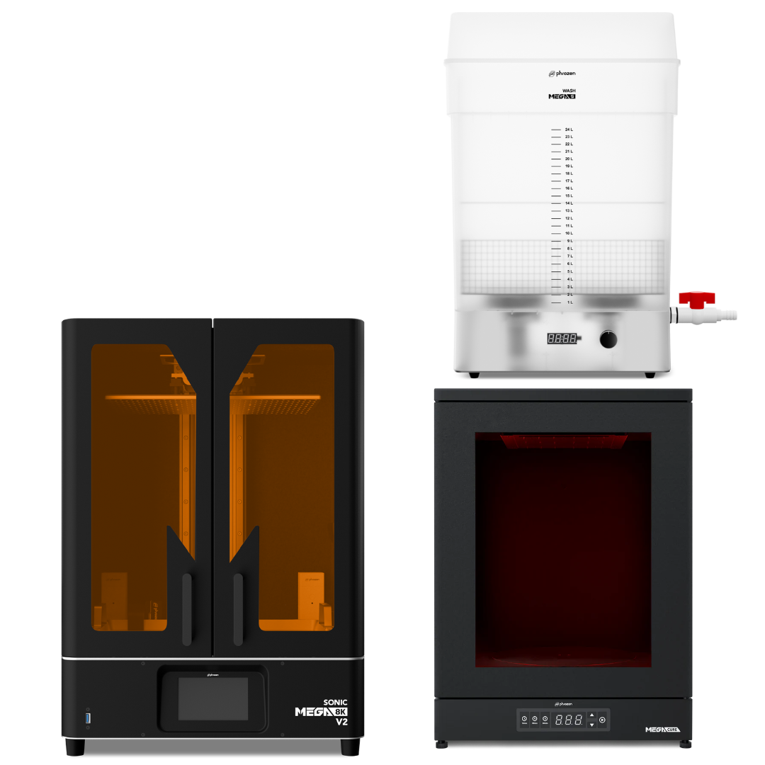 Phrozen Sonic Mega 8K V2 + Cure Mega + Mega Wash S Bundle - 3D Cast