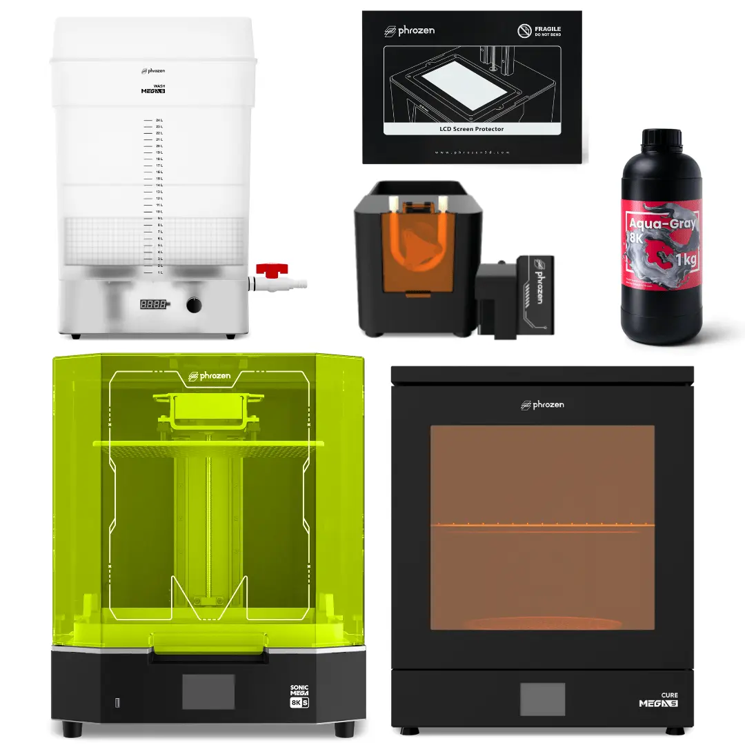 Phrozen Sonic Mega 8K S Resin 3D Printer Bundle D - 3D Cast